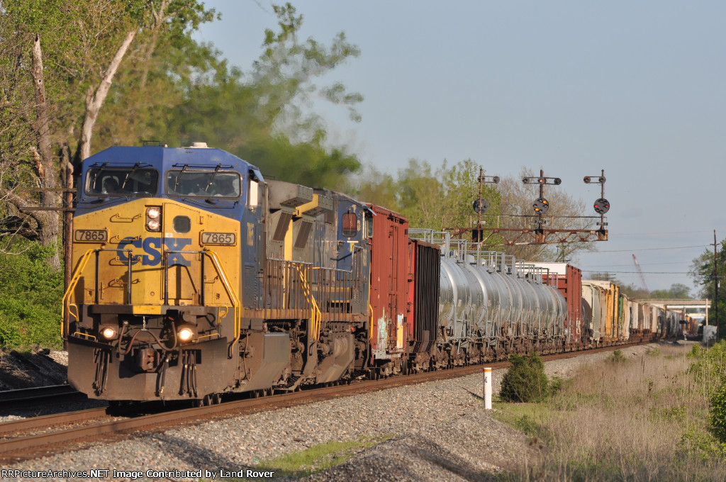 CSXT 7865 On CSX Q 506 North